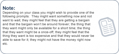 Lesson 8: Introduction to borrowing - Money Matters